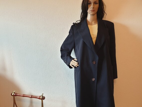 Vintage Hucke classic 80s coat made of virgin wool - Gem