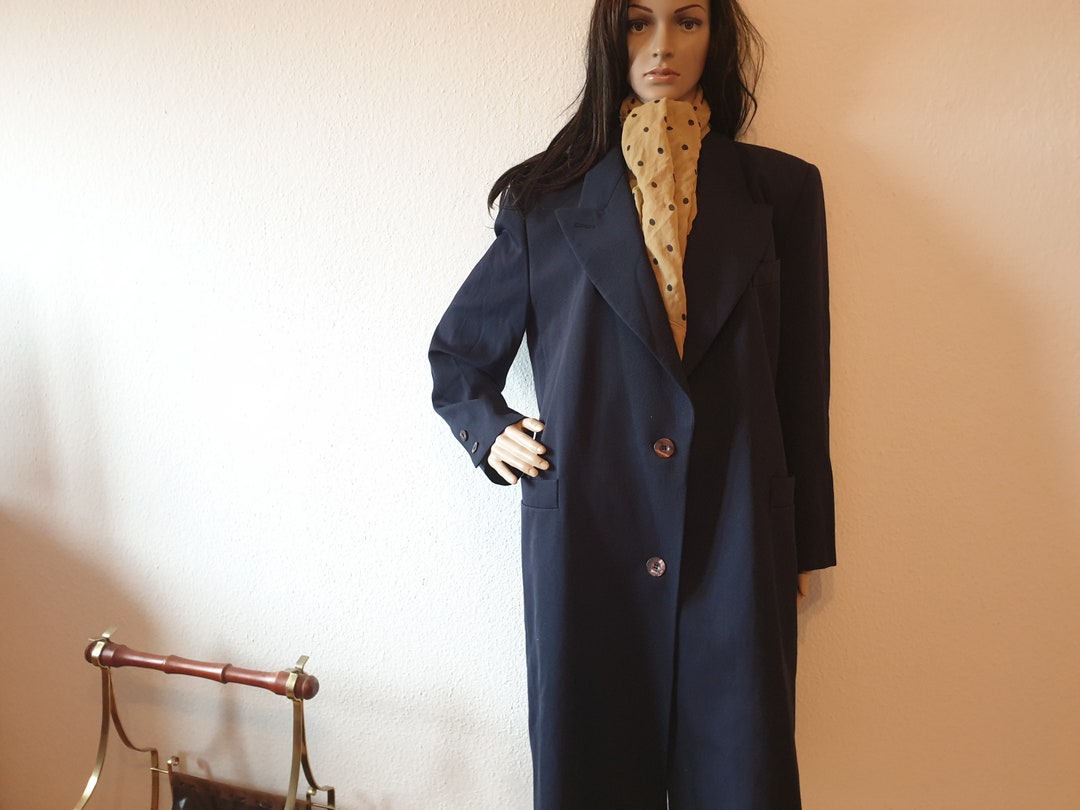 Vintage Hucke Classic 80s Coat Made of Virgin Wool - Etsy
