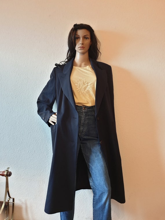 Vintage Hucke classic 80s coat made of virgin wool - Gem