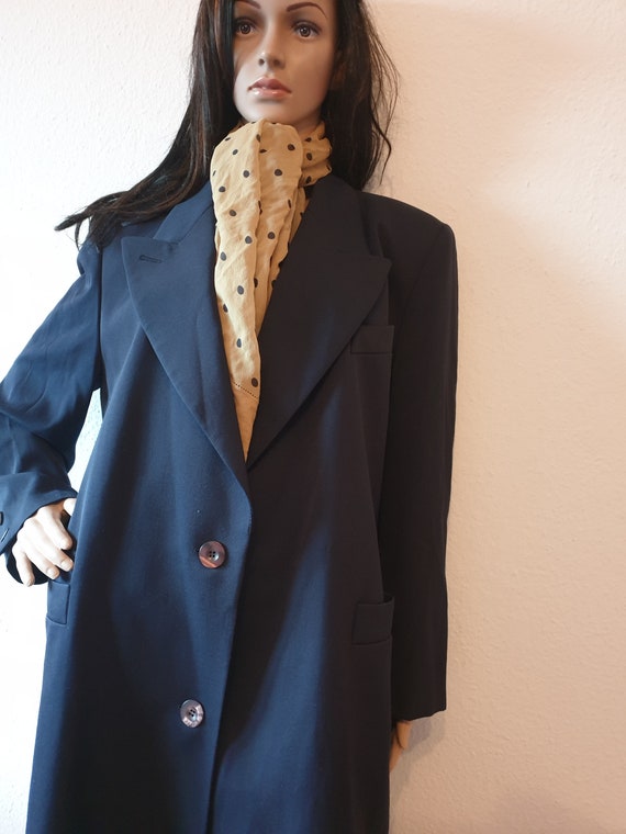 Vintage Hucke classic 80s coat made of virgin wool - Gem