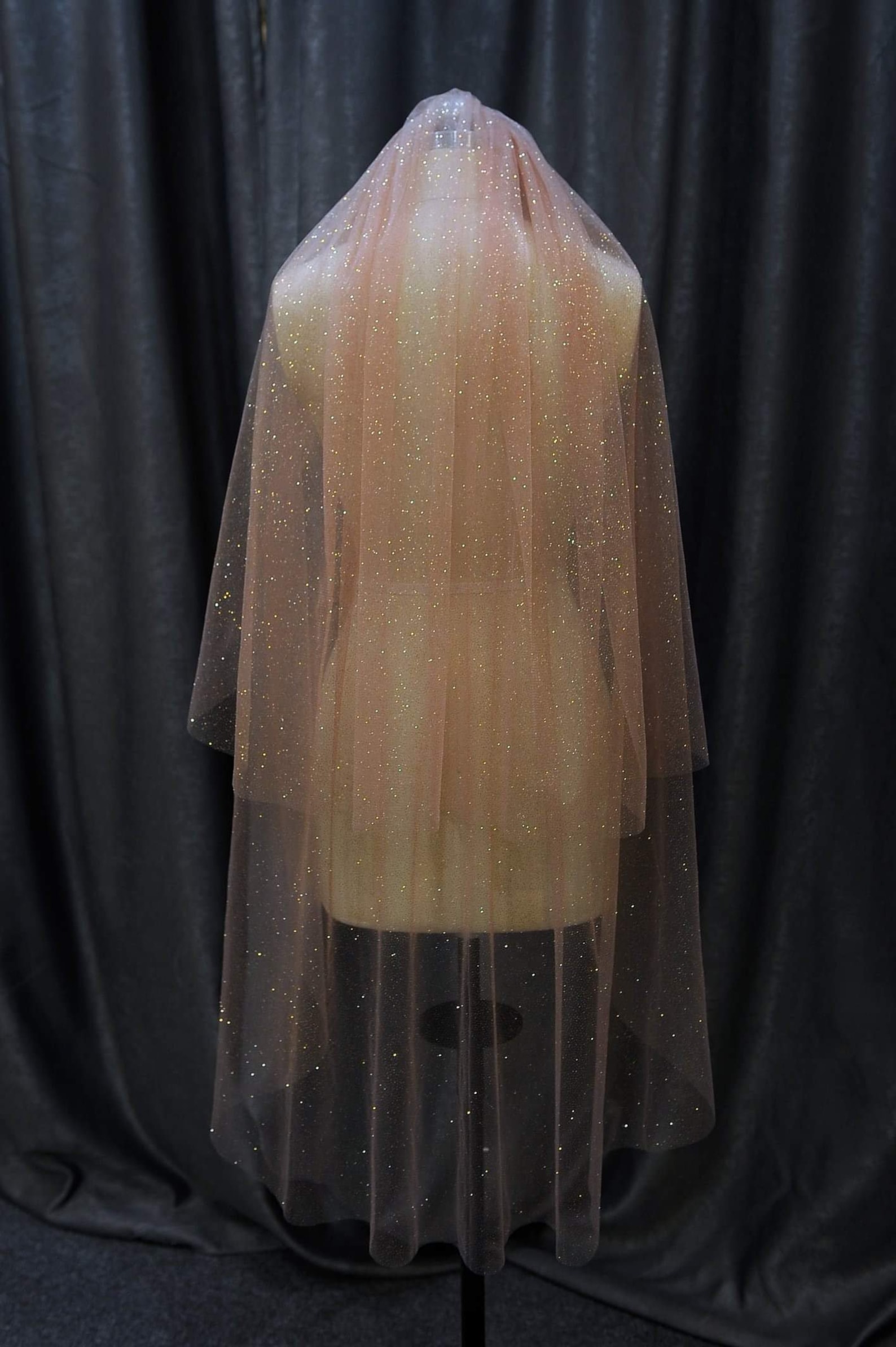 Ls57/ Sparkle Veil/ Glitter Veil/ 2 Tier Veil/ Bridal Veil/ - Etsy