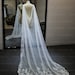 LS138/ Sparkle Lace Cape / Sparkle Cape/ Bridal Cape/ Custom Cape ...