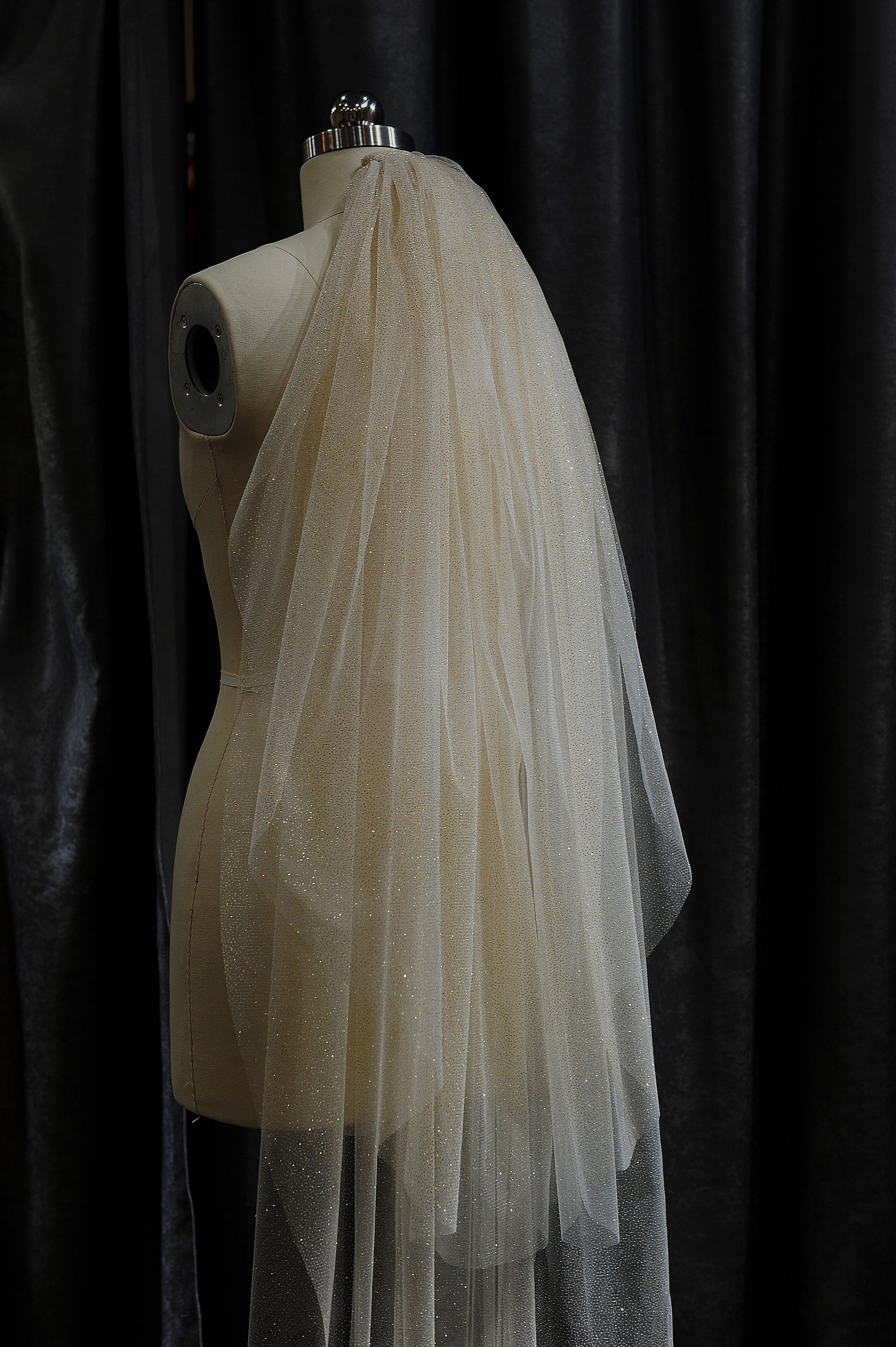 Ls57/ Sparkle Veil/ Glitter Veil/ 2 Tier Veil/ Bridal Veil/ - Etsy