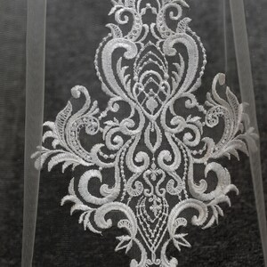 Ls93/ Lace Veil / 1 Tier Veil/ Cathedral Veil/ Custom - Etsy