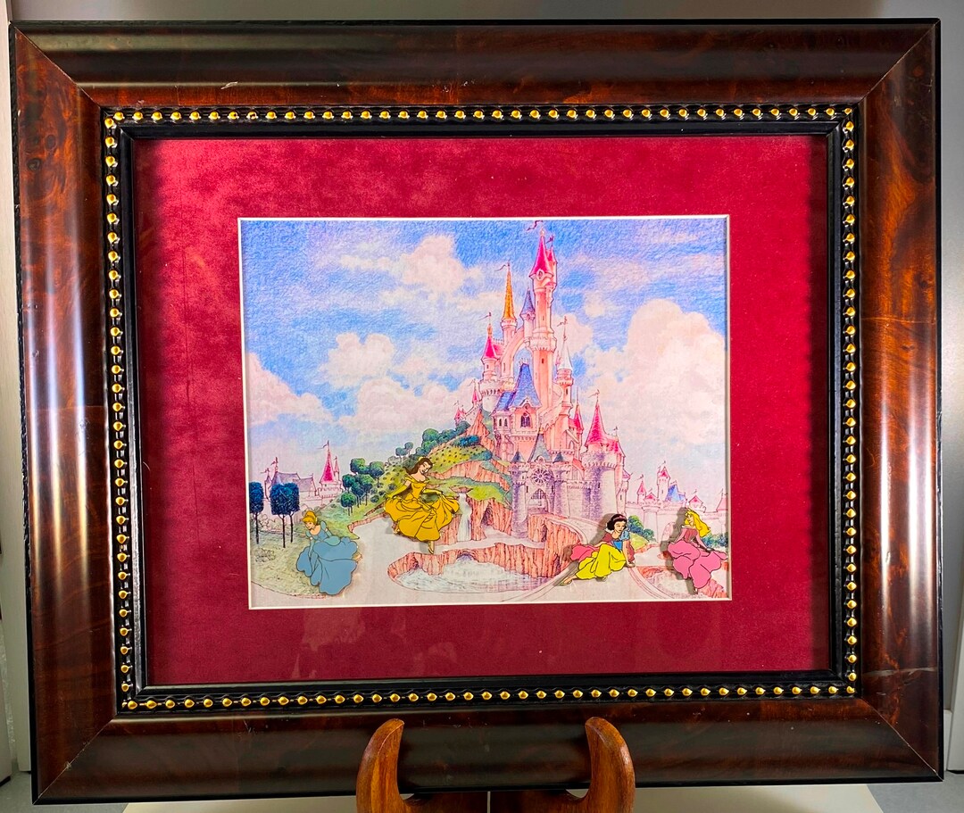 Disney Princesses Sitting by a Castle - Etsy UK