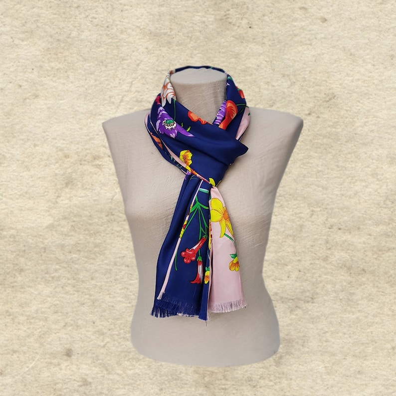 Women's Thin Scarf Trendy Light Scarf Double-sided - Etsy