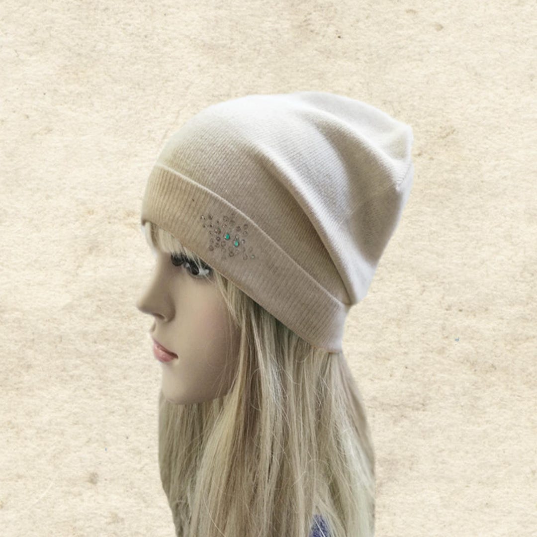 Winter Slouchy Hat, Fall Slouch Beanie, Fabric Slouch Cap, Lightweight ...