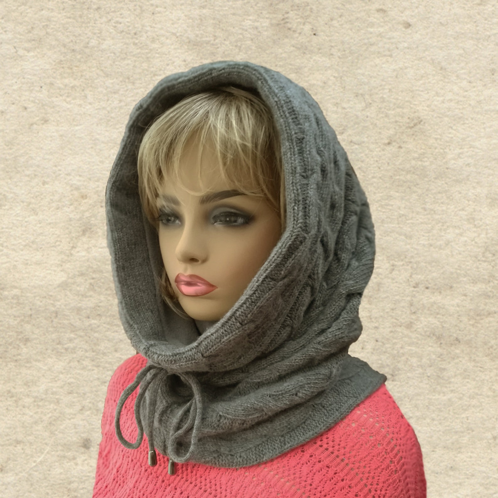 Knitted Winter Cowl Womens Winter Scarf Scarf for Winter - Etsy