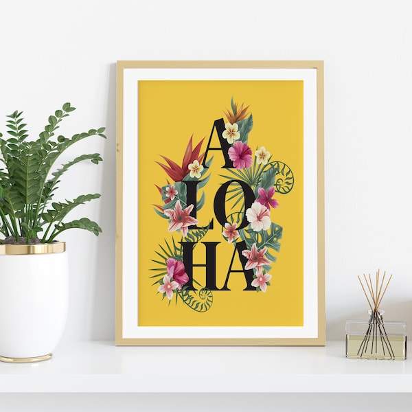 Aloha Printable Art - Etsy