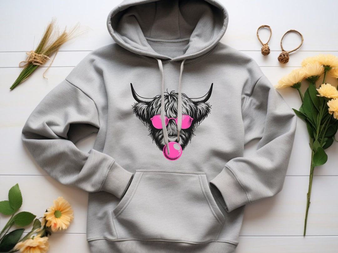 Highland Cow Hoodie. Cow Sweatshirt. Cattle Hoodie. Cow Lover Gift ...