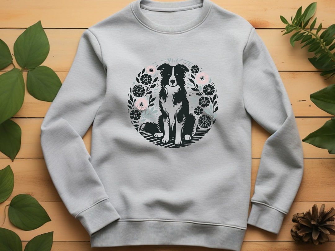 Shepherd Dog Sweater. Floral Dog Sweater. Majorca Dog Gift. Dog Floral ...