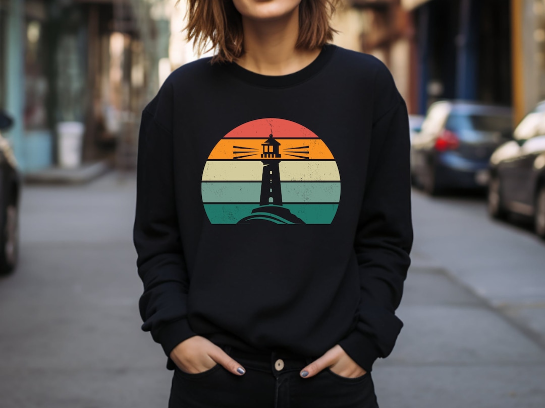 Lighthouse Sweater. Lighthouse Gift. Nautical Sweater. Coastal Sweater ...