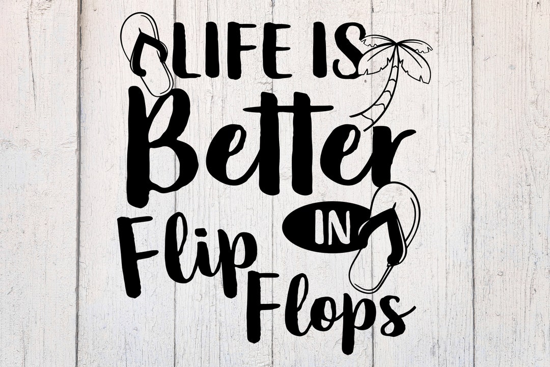 Flip Flop SVG. Vacation SVG. Beach Svg. Cruise Svg. Vacation Cut File ...