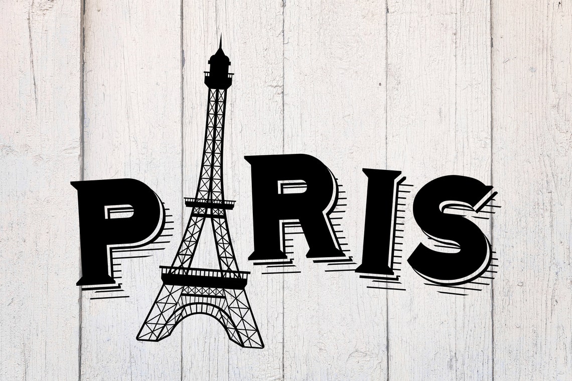 Paris Svg Paris Vacation Svg Eiffel Tower Svg France Svg - Etsy