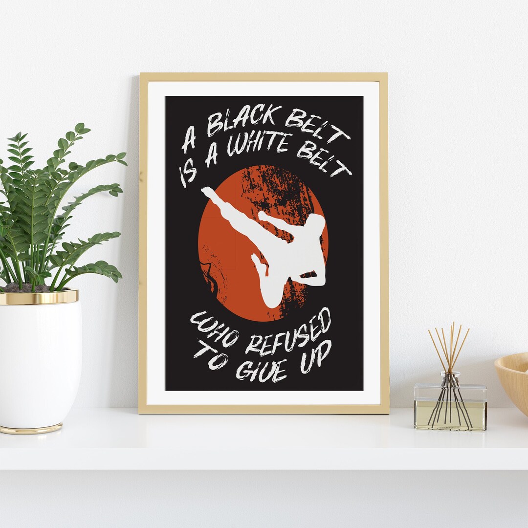 Karate Print. Martial Arts Printable. Karate Poster. Boys Room Wall Art ...