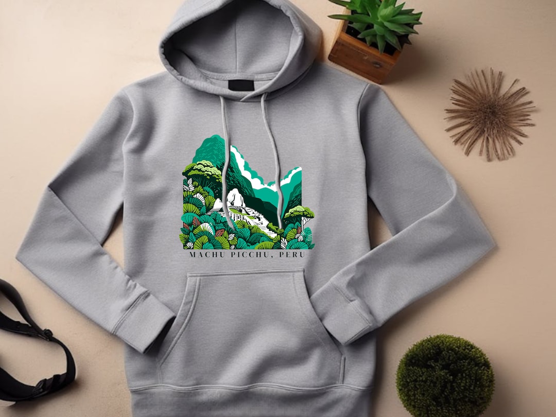 Machu Picchu Hoodie. Machu Picchu Gift. Peru Sweatshirt. Inca ...