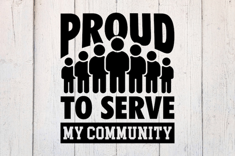 Community Service SVG Volunteer Svg Volunteering Svg Cut - Etsy