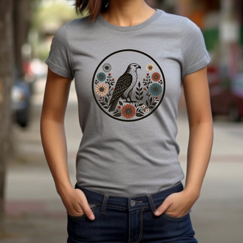 Hawk T Shirt - Etsy