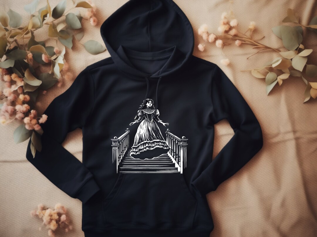 Ghost Hoodie. Ghost Gift. Spooky Sweatshirt. Haunted Hoodie. Paranormal Gift. Ghostly Woman Top ...