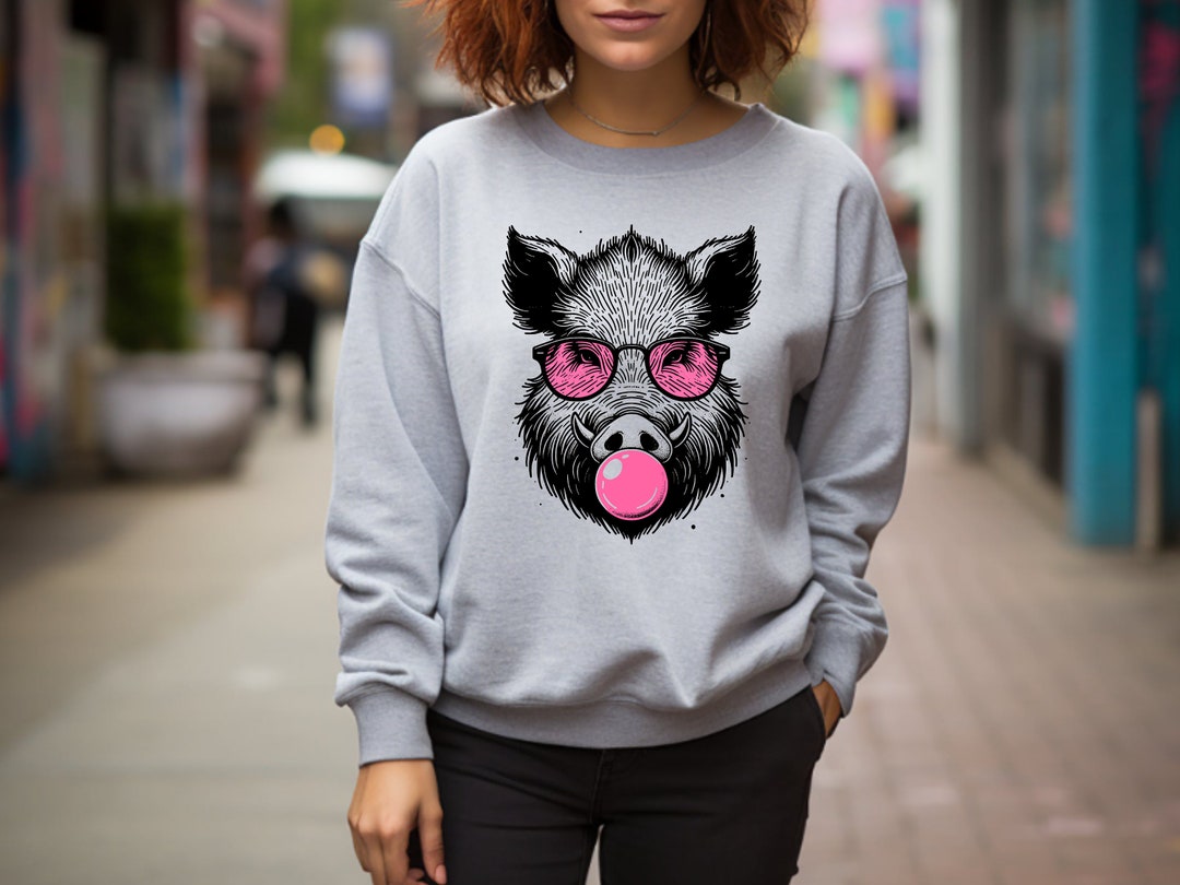 Boar Sweater. Boar Gift. Wild Pig Apparel. Boar Lover Gift. Hog Sweater ...
