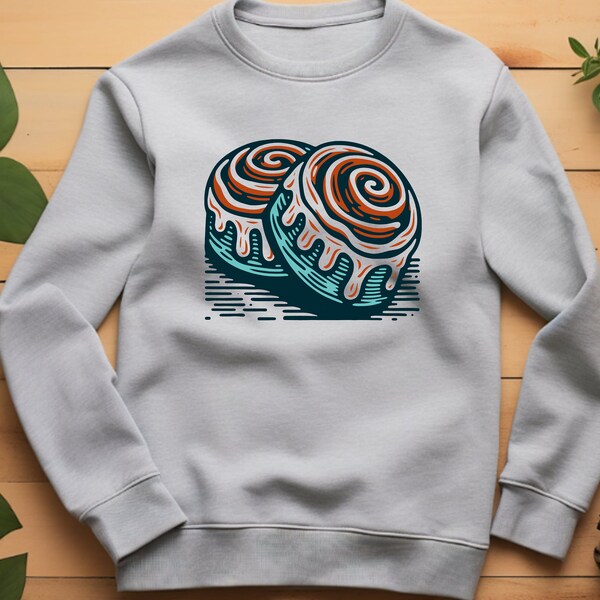 Cinnamon Roll Sweater - Etsy