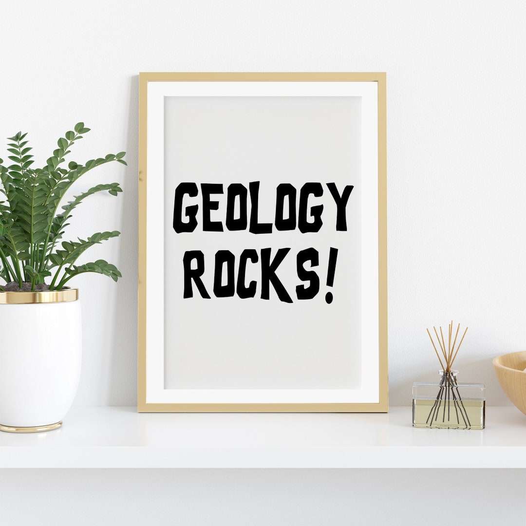 Geology Print. Geologist Gift. Geology Printable. Geologist Print ...