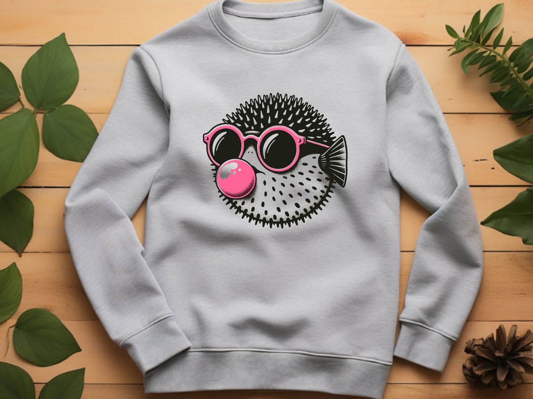 Puffer Fish Sweater. Puffer Fish Gift. Ocean Sweater. Fish Lover Gift ...