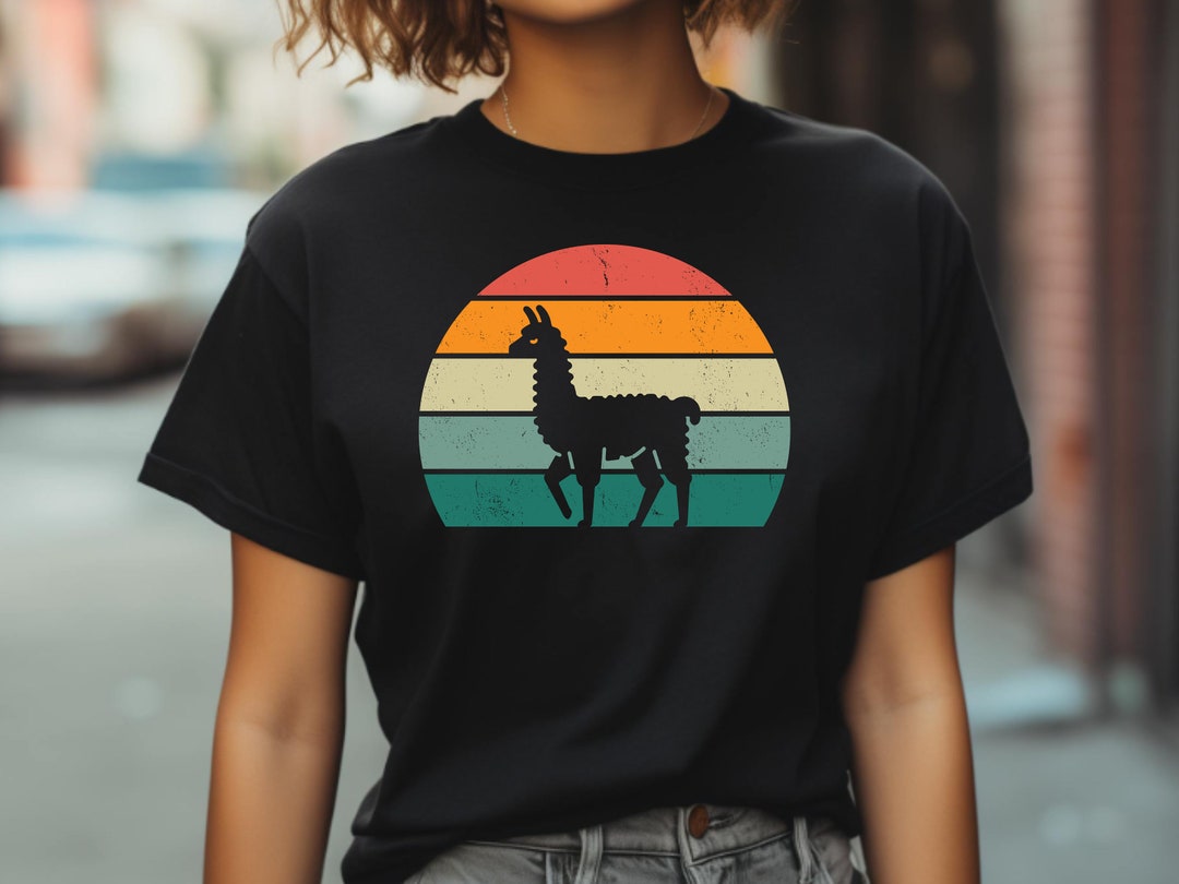 Llama Shirt. Llama Gift. Llama T-shirt. Llama Lover Tee. Cute Llama ...