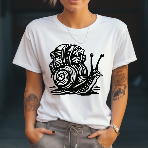 Snail Tshirt - Etsy