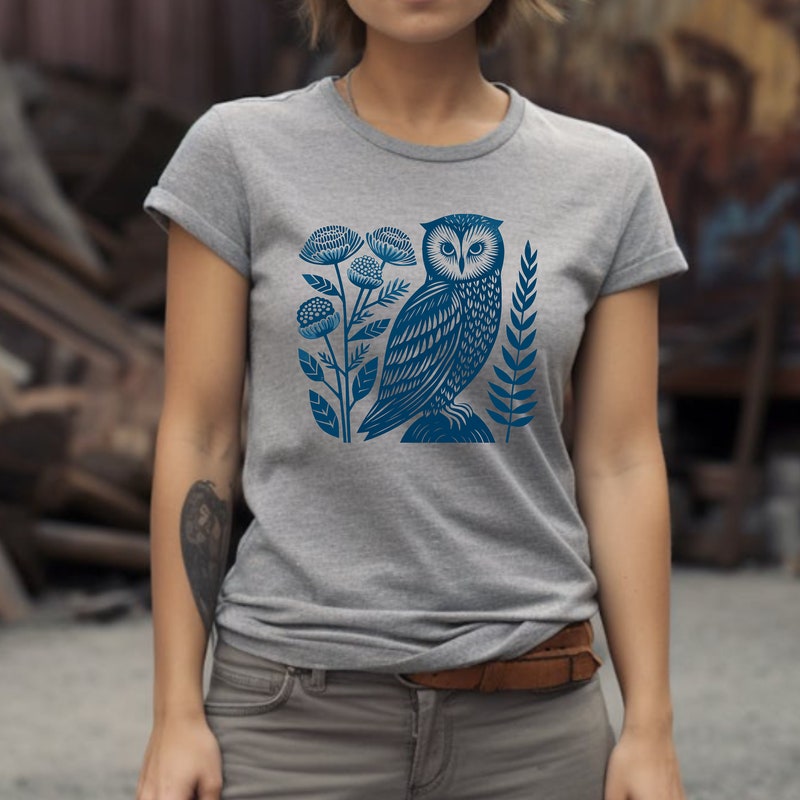 Owl T Shirt - Etsy