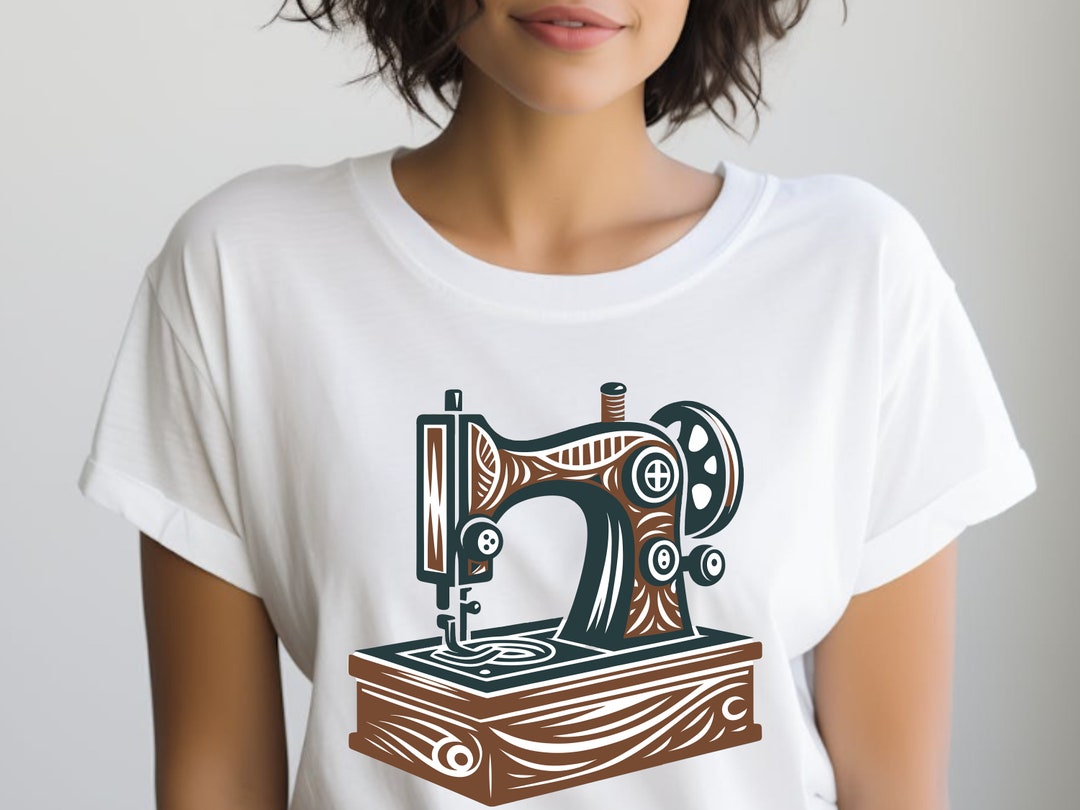 Sewing Machine Shirt. Sewing Machine Gift. Sewing T-shirt. Sewing Lover ...