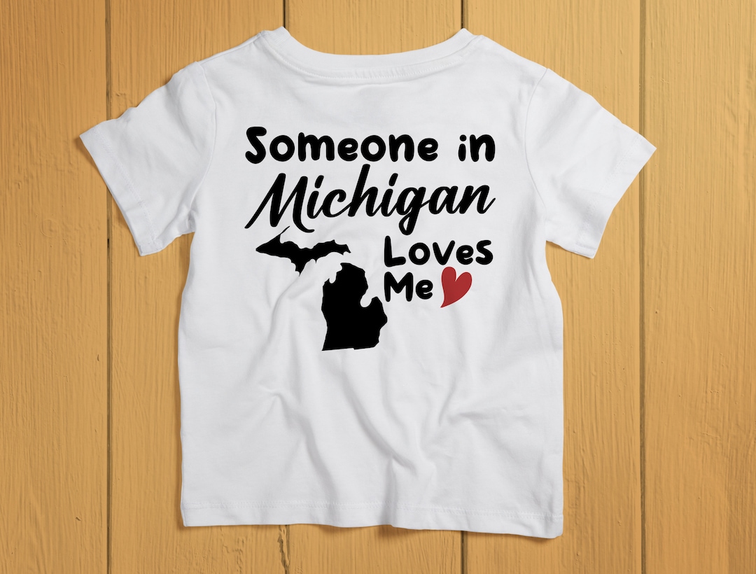 Kids Michigan Shirt. Toddler Michigan Gift. MI Baby Shirt. MI Baby Gift ...