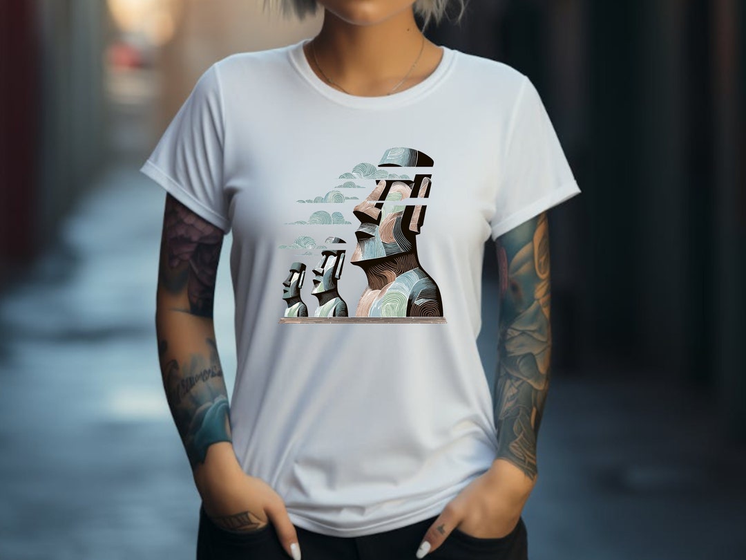 Moai Statue Shirt. Moai Gift. Moai T-shirt. Easter Island Shirt. Easter ...