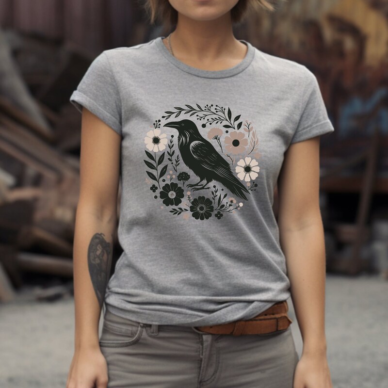 Raven T Shirt - Etsy