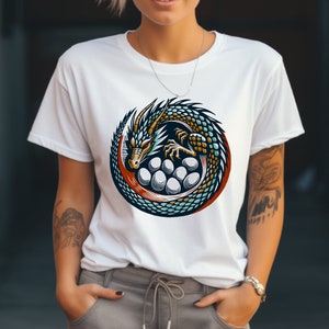 Dragon Shirt. Fantasy Shirt. Dragon Egg Gift. Dragon Lover Tee. Fantasy ...