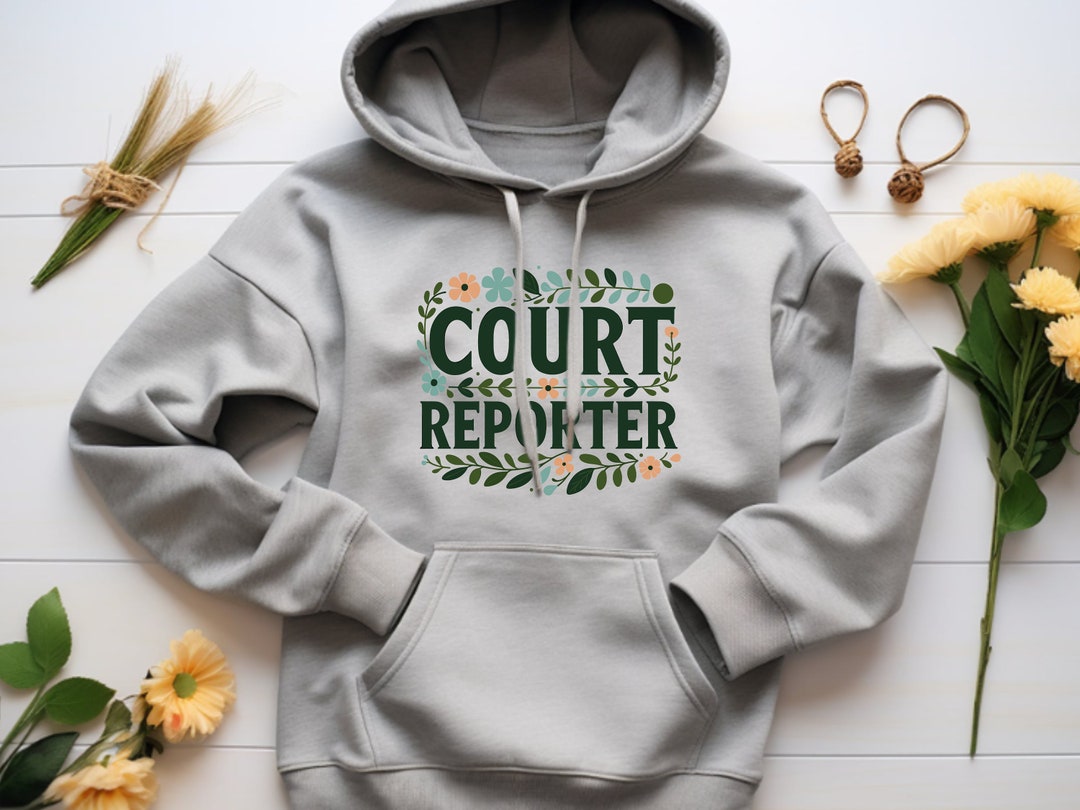 Court Reporter Hood. Steno Hoodie. Stenographer Gift. Legal Hoodie ...