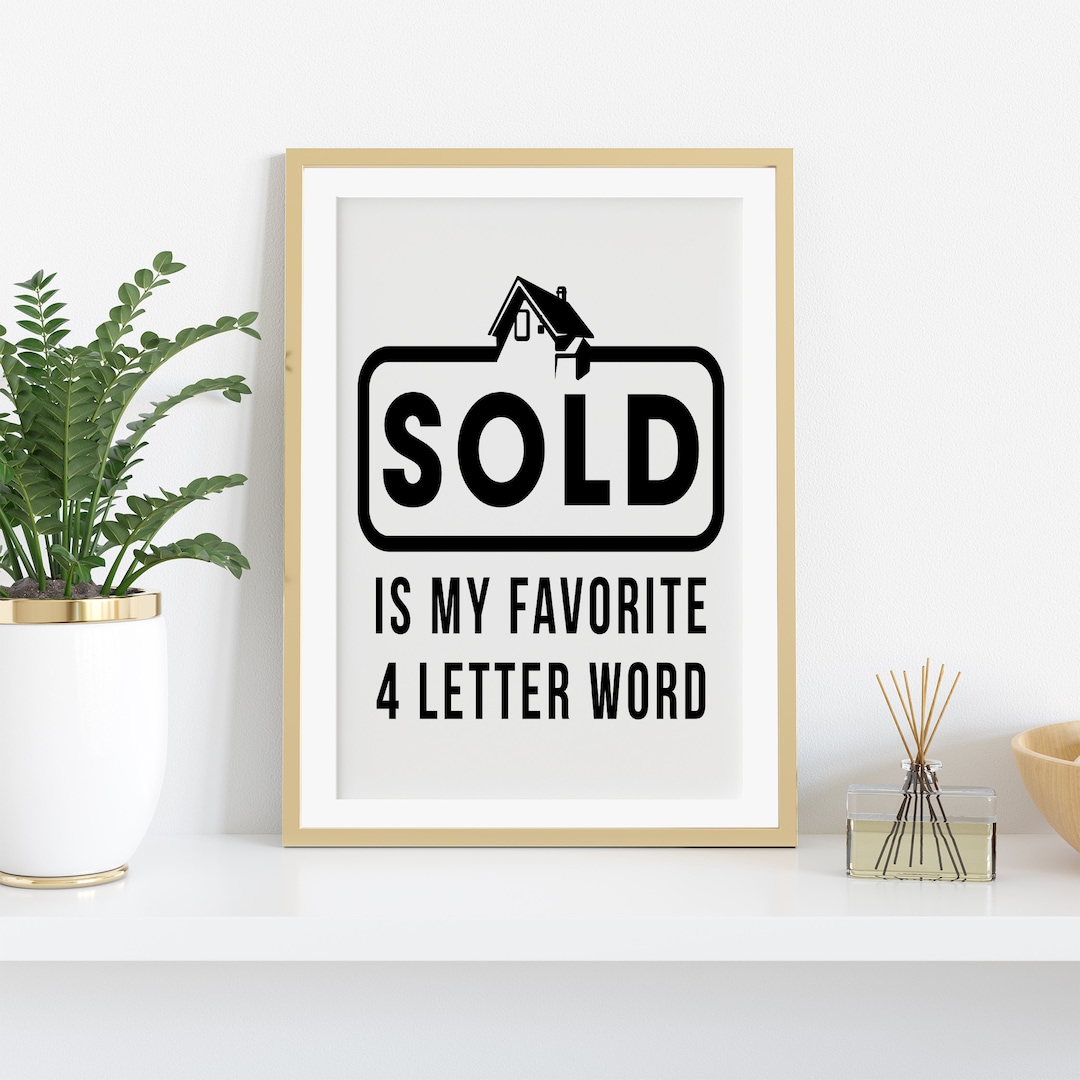 Real Estate Art. Real Estate Wall Art. Real Estate Agent Gift. Real ...