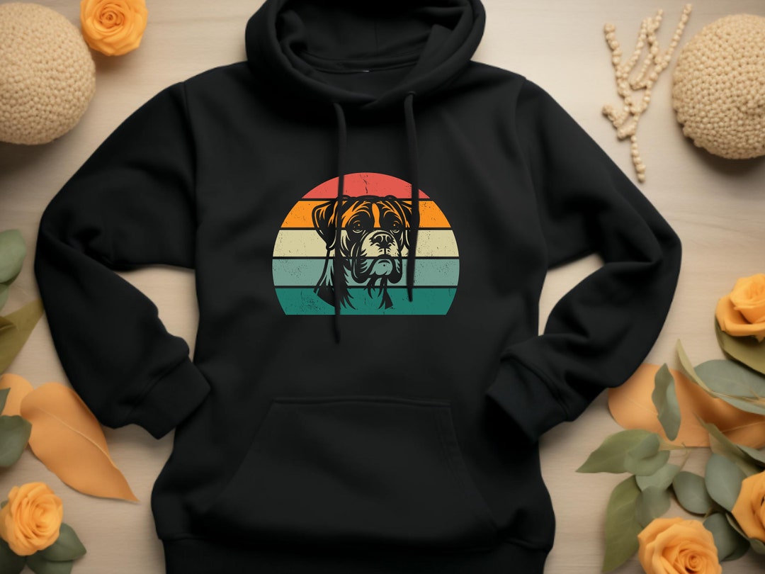 Boxer Dog Hoodie. Boxer Dog Gift. Boxer Sweatshirt. Boxer Lover Gift ...