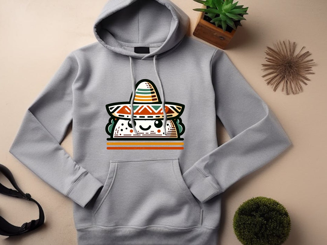 Taco Hoodie. Taco Gift. Taco Sweatshirt. Sombrero Hoodie. Sombrero Gift ...