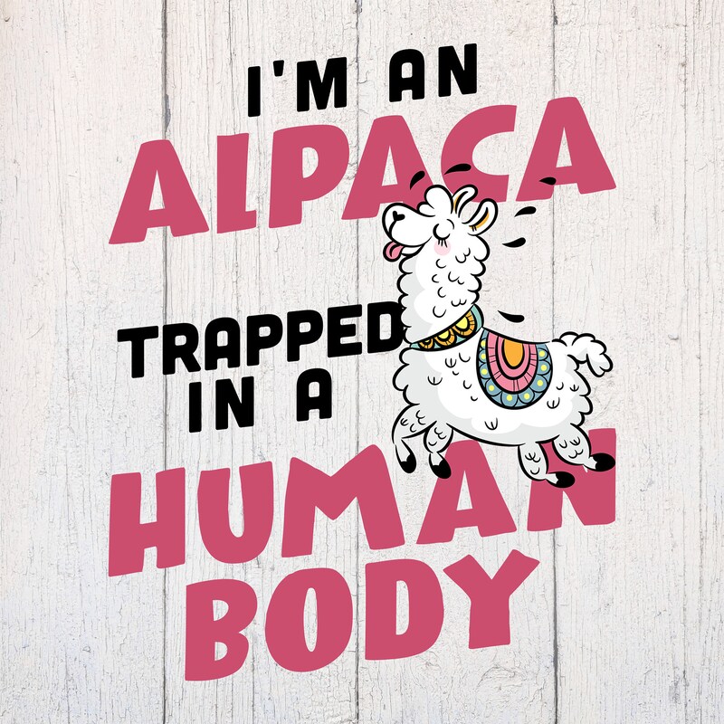 Alpaca Svg - Etsy