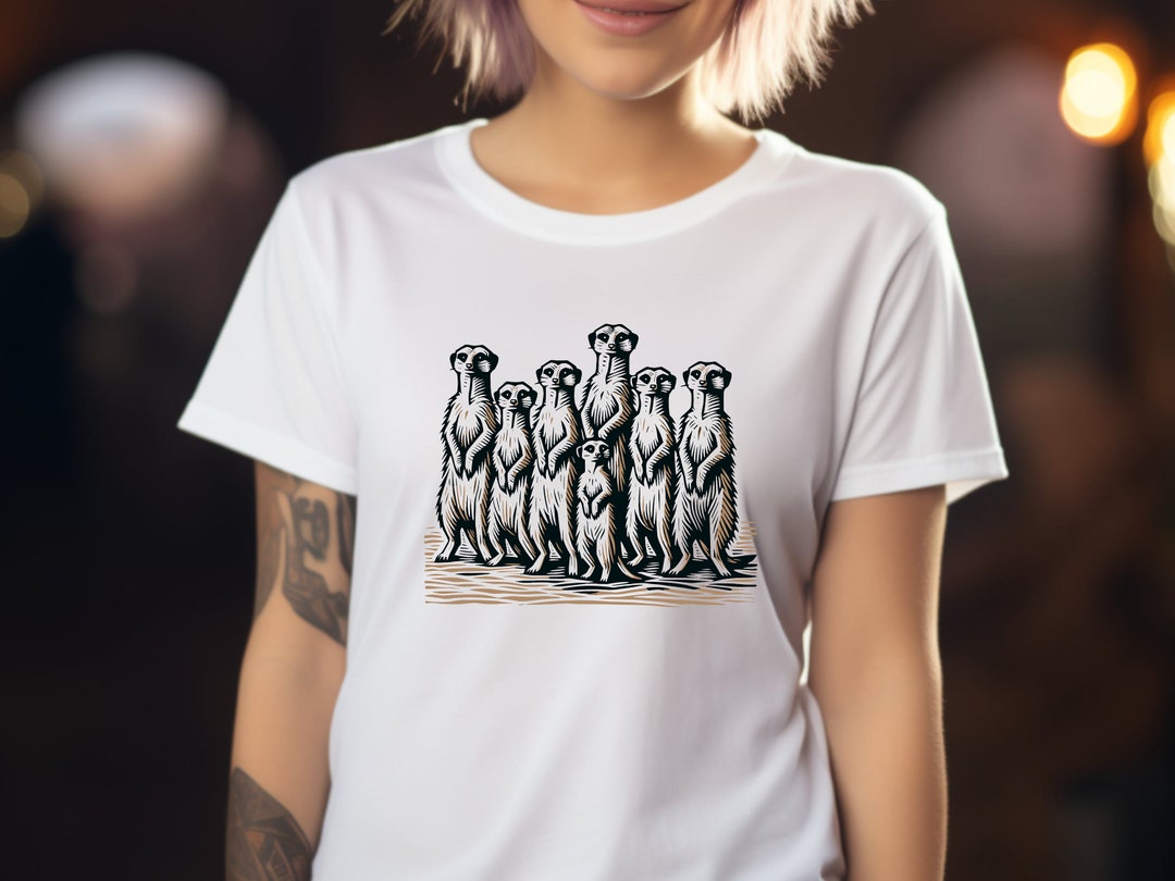 Meerkat Shirt. Meerkat Gift. Animal T-shirt. Animal Lover Tee. Safari ...