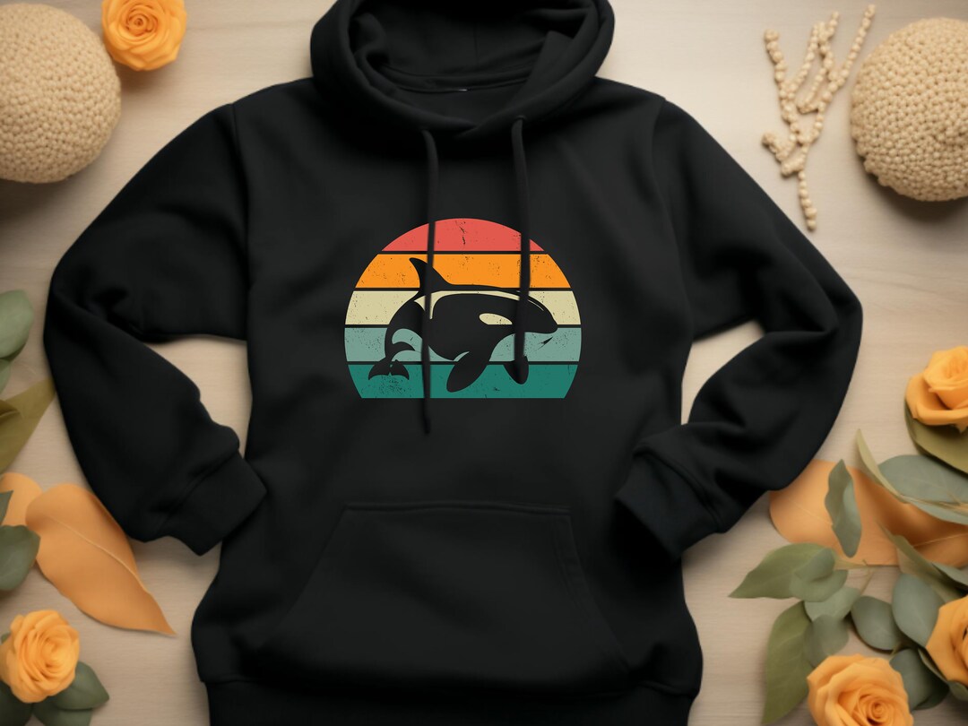 Orca Hoodie. Orca Gift. Orca Sweatshirt. Whale Hoodie. Whale Gift ...