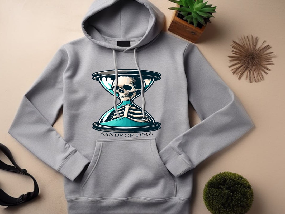 Skeleton Hoodie. Skeleton Gift. Skeleton Sweatshirt. Time Passing ...