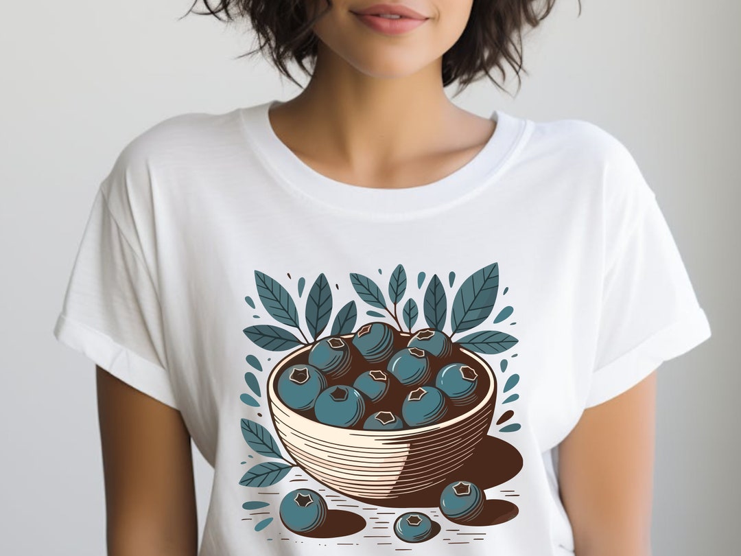Blueberries Shirt. Blueberries Gift. Blueberries T-shirt. Fruit Shirt ...