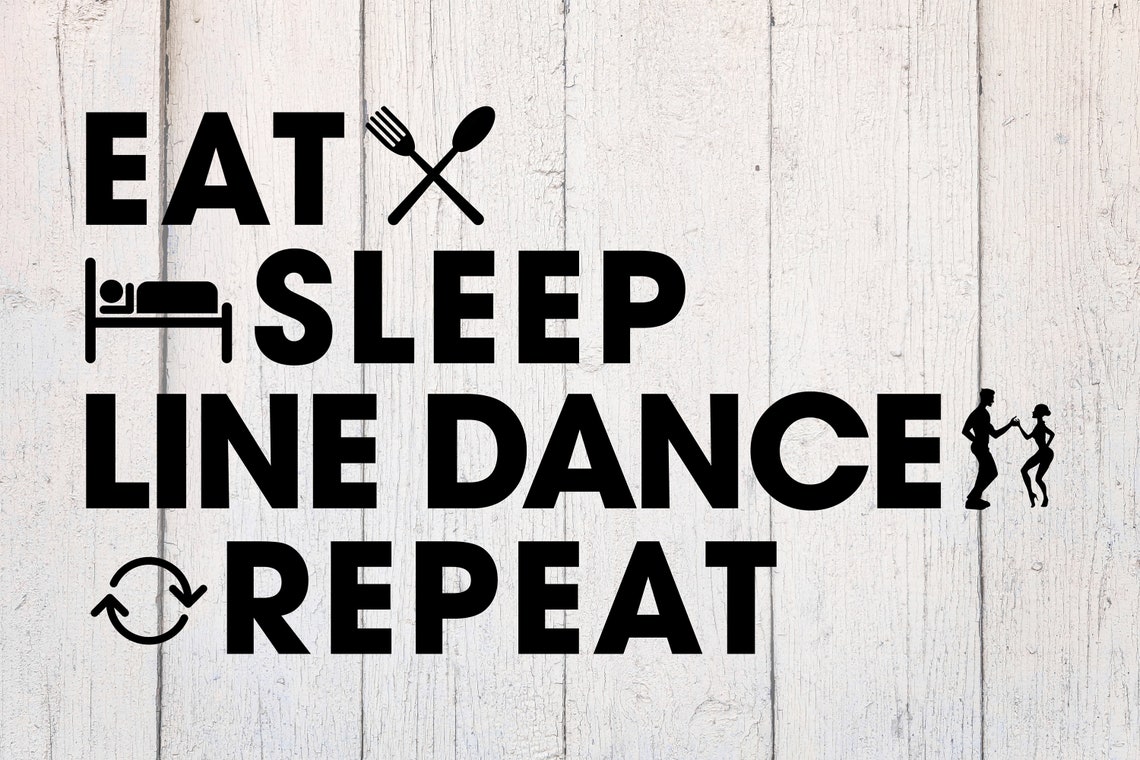 Line Dance Svg Line Dancing Svg Country Music Svg Western - Etsy