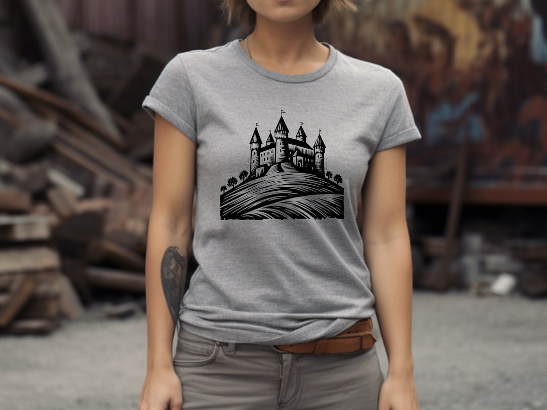 Medieval Shirt. Castle T-shirt. History Tee. Medieval Gift. Castle ...