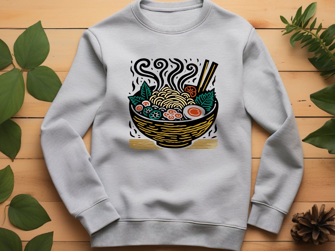 Ramen Sweater. Ramen Gift. Noodle Sweatshirt. Noodle Gift. Foodie ...