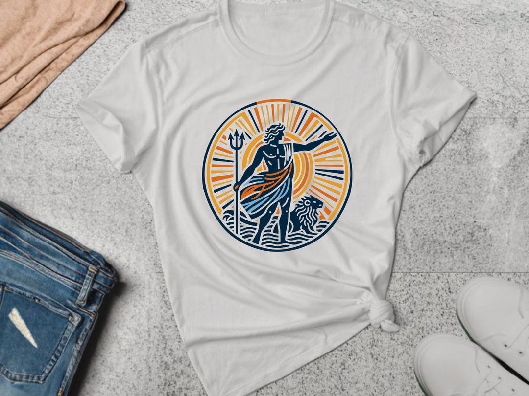 Greek God Shirt. Poseidon Shirt. Mythology Shirt. Greek Mythology Gift ...