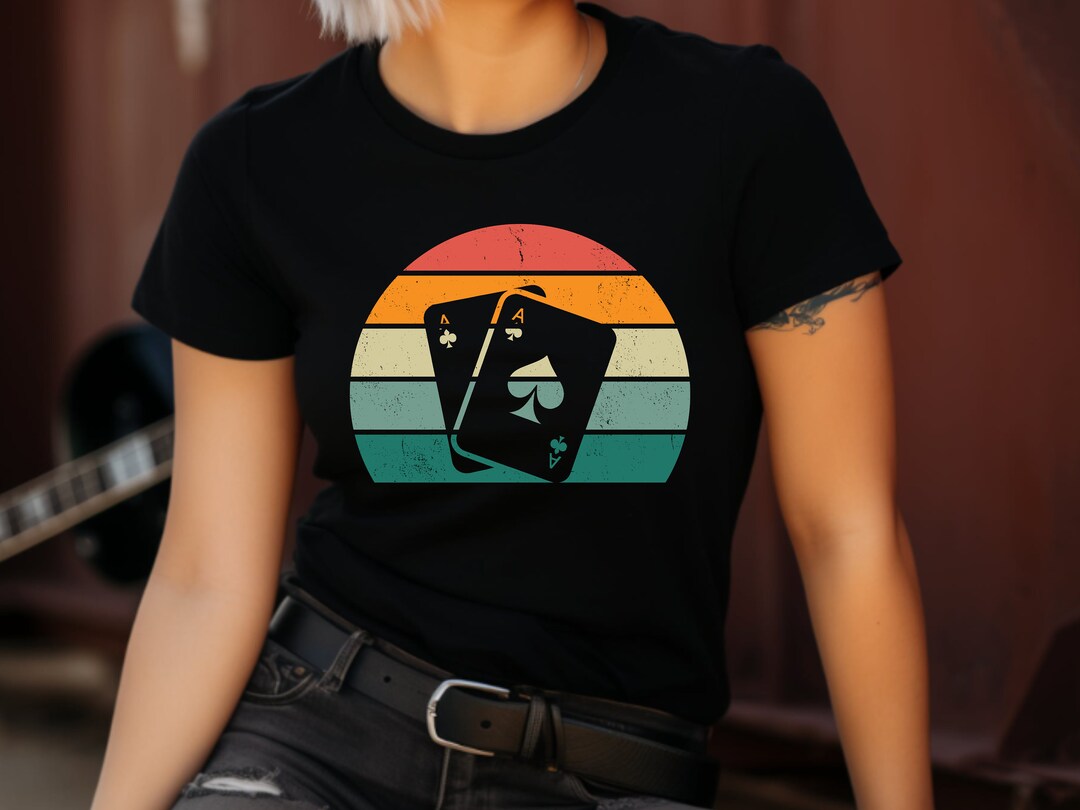 Playing Cards Shirt. Card Game Tee. Card Player Top. Poker T-shirt ...