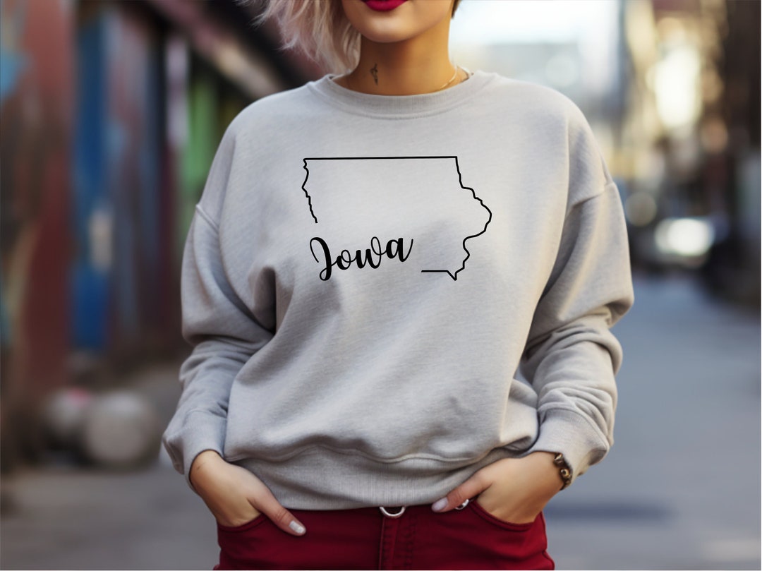 Iowa Sweater. Iowa Gift. Iowa State Wear. Love Iowa Crew. Iowa Native ...